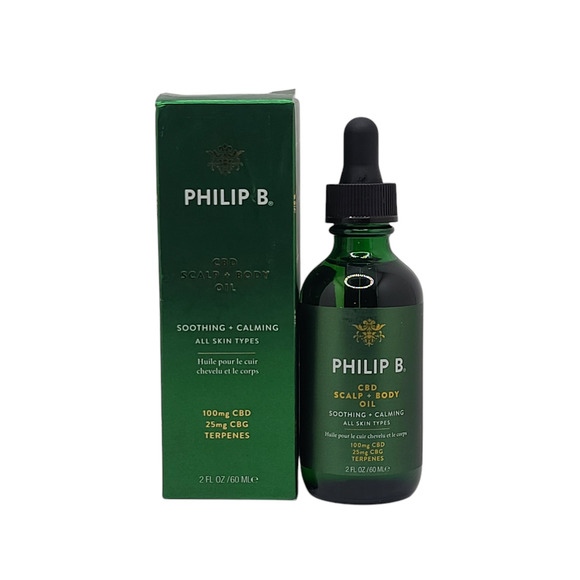Philip B | Bath & Body | Philip B Scalp And Body Oil 2 Oz Imperfect Box ...